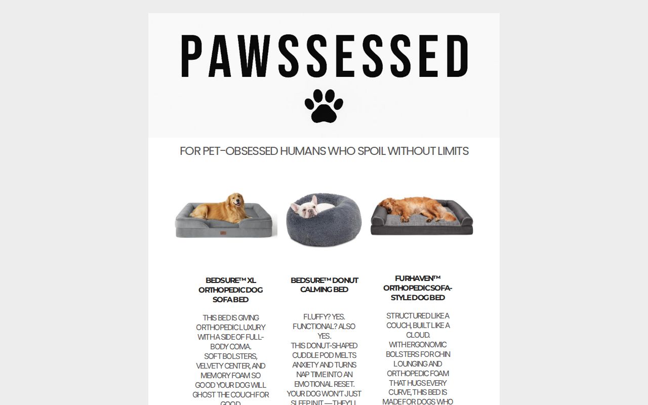 Pawssessed – For Pet-Obsessed Humans
